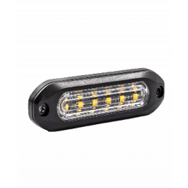 LED R65 warning light amber 12/24v 2m. cable | De Koff B.V.